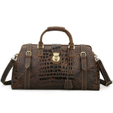 European Leather Pattern Travel Bag - Trendy Men's International Style ...